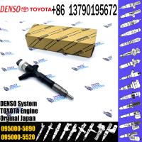 China 1KD-FTV Common Rail Fuel Nozzle Injector 095000-6180 095000-5890 For TOYOTA 23670-30080 for sale