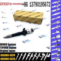 China Common Rail Injector 23670-30110 095000-6180 095000-5920 for Diesel Engine 1KD-FTV for sale