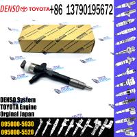 China common rail injector 095000-5930 for toyota truck diesel pump injector 23670-09060 for toyota high pressure engine for sale