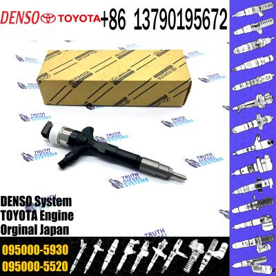 China common rail injector 095000-5930 for toyota truck diesel pump injector 23670-09060 for toyota high pressure engine for sale