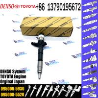 China common rail injector 095000-5930 for toyota truck diesel pump injector 23670-09060 for toyota high pressure engine for sale