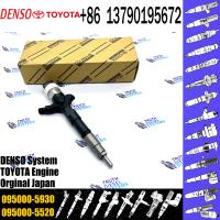 China common rail injector 095000-5930 for toyota truck diesel pump injector 23670-09060 for toyota high pressure engine for sale