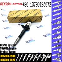 China common rail injector 095000-5930 for toyota truck diesel pump injector 23670-09060 for toyota high pressure engine for sale