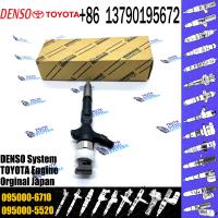 China 23670-39265 23670-30290 23670-39165 Genuine diesel fuel injector 095000-7810 0950007810 095000-7820 095000-7010 095000-6 for sale