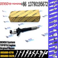 China 23670-39265 23670-30290 23670-39165 Genuine diesel fuel injector 095000-7810 0950007810 095000-7820 095000-7010 095000-6 for sale