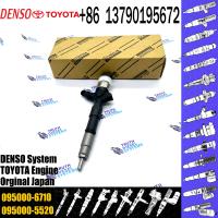 China 23670-39265 23670-30290 23670-39165 Genuine diesel fuel injector 095000-7810 0950007810 095000-7820 095000-7010 095000-6 for sale