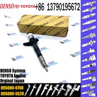 China common rail injector 23670-30140 095000-6760 injector for TOYOTA 1KD-FTV, 2KD-FTV, D-4D, injector nozzle 23670-30140 095 for sale