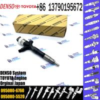 China common rail injector 23670-30140 095000-6760 injector for TOYOTA 1KD-FTV, 2KD-FTV, D-4D, injector nozzle 23670-30140 095 for sale