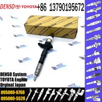 China common rail injector 23670-30140 095000-6760 injector for TOYOTA 1KD-FTV, 2KD-FTV, D-4D, injector nozzle 23670-30140 095 for sale