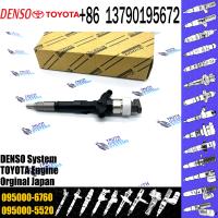 China common rail injector 23670-30140 095000-6760 injector for TOYOTA 1KD-FTV, 2KD-FTV, D-4D, injector nozzle 23670-30140 095 for sale
