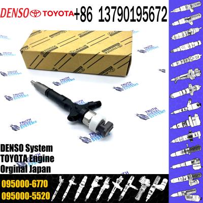 China High quality diesel common rail injector 23670-39185 095000-7040 095000-6770 for sale