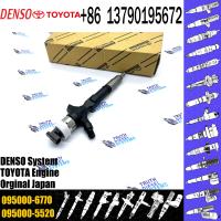 China High quality diesel common rail injector 23670-39185 095000-7040 095000-6770 for sale