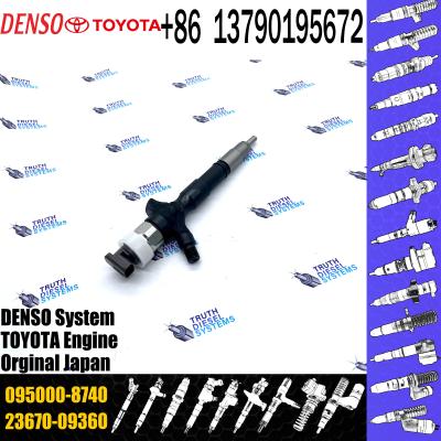 China DENSO Diesel Common Rail Fuel Injector nozzle 23670-09360 23670-09061 2367009060 095000-8740 for Toyota HIACE Hilux 2KD- for sale