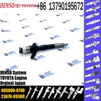 China DENSO Diesel Common Rail Fuel Injector nozzle 23670-09360 23670-09061 2367009060 095000-8740 for Toyota HIACE Hilux 2KD- for sale