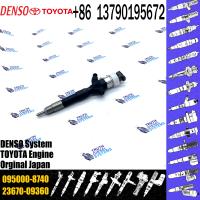China DENSO Diesel Common Rail Fuel Injector nozzle 23670-09360 23670-09061 2367009060 095000-8740 for Toyota HIACE Hilux 2KD- for sale