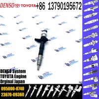 China DENSO Diesel Common Rail Fuel Injector nozzle 23670-09360 23670-09061 2367009060 095000-8740 for Toyota HIACE Hilux 2KD- for sale