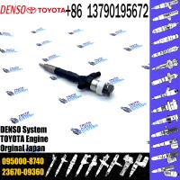 China DENSO Diesel Common Rail Fuel Injector nozzle 23670-09360 23670-09061 2367009060 095000-8740 for Toyota HIACE Hilux 2KD- for sale