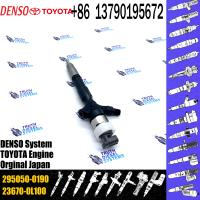 China Common Rail Injector 2950500190 295050 0190 New diesel injector Assy 295050-0190 for Toyota Hiace for sale