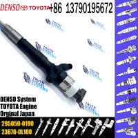 China Common Rail Injector 2950500190 295050 0190 New diesel injector Assy 295050-0190 for Toyota Hiace for sale