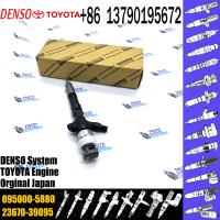China Genuine and New diesel engine fuel injector 23670-30050 for 1KD Common Rail Injector 095000-5881 095000-588 095000-5880 for sale
