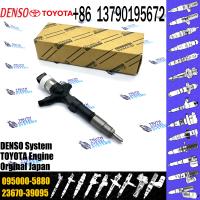China Genuine and New diesel engine fuel injector 23670-30050 for 1KD Common Rail Injector 095000-5881 095000-588 095000-5880 for sale