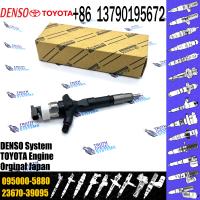 China Genuine and New diesel engine fuel injector 23670-30050 for 1KD Common Rail Injector 095000-5881 095000-588 095000-5880 for sale