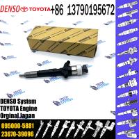 China 095000-5880 100% high quality new common rail injector 23670-30050,23670-39095,23670-39096,095000-5881 for 2KD-FTV for sale