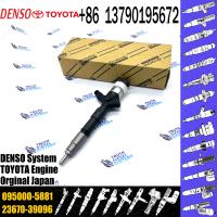 China 095000-5880 100% high quality new common rail injector 23670-30050,23670-39095,23670-39096,095000-5881 for 2KD-FTV for sale