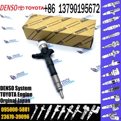 China 095000-5880 100% high quality new common rail injector 23670-30050,23670-39095,23670-39096,095000-5881 for 2KD-FTV for sale