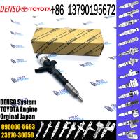 China Good Quality Diesel Engine Parts 23670-30050 Common Rail Fuel Injector Assembly 095000-5663 for sale