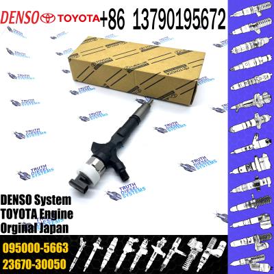 China Good Quality Diesel Engine Parts 23670-30050 Common Rail Fuel Injector Assembly 095000-5663 for sale
