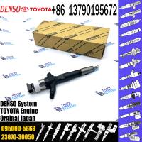 China Good Quality Diesel Engine Parts 23670-30050 Common Rail Fuel Injector Assembly 095000-5663 for sale