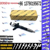 China Good Quality Diesel Engine Parts 23670-30050 Common Rail Fuel Injector Assembly 095000-5663 for sale