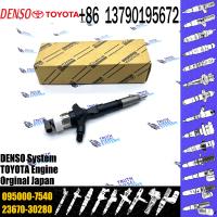 China Common Rail Fuel Injector 23670-30280 095000-7540 For Toyota Hilux 1KD-FTV for sale