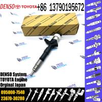 China Common Rail Fuel Injector 23670-30280 095000-7540 For Toyota Hilux 1KD-FTV for sale