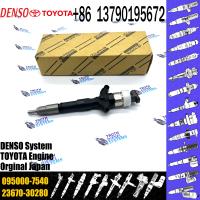 China Common Rail Fuel Injector 23670-30280 095000-7540 For Toyota Hilux 1KD-FTV for sale