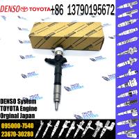 China Common Rail Fuel Injector 23670-30280 095000-7540 For Toyota Hilux 1KD-FTV for sale