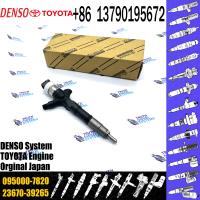 China Diesel Engine System Common Rail Fuel Injector 23670-39265 095000-7820 For TOY0TA 1KD-FTV Engine for sale