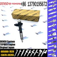 China Diesel Engine System Common Rail Fuel Injector 23670-39265 095000-7820 For TOY0TA 1KD-FTV Engine for sale