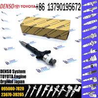 China Diesel Engine System Common Rail Fuel Injector 23670-39265 095000-7820 For TOY0TA 1KD-FTV Engine for sale
