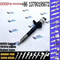 China 23670-39245 095000-7430 With Injector Nozzles Diesel Injectors And Diesel Common Rail Fuel Injector for sale