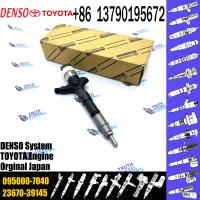 China Common Rail Injector 23670-39145 095000-7040 Injector For TOYOTA 2KD-FTV, D-4D, TRH2 Injector Nozzle 23670-39145 095000- for sale