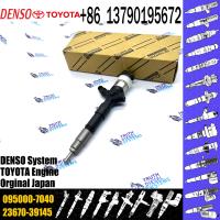 China Common Rail Injector 23670-39145 095000-7040 Injector For TOYOTA 2KD-FTV, D-4D, TRH2 Injector Nozzle 23670-39145 095000- for sale