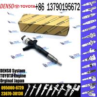 China Diesel Fuel Common Rail Injector 23670-30130 095000-6720 For 1KD 2KD Engine for sale