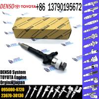 China Diesel Fuel Common Rail Injector 23670-30130 095000-6720 For 1KD 2KD Engine for sale