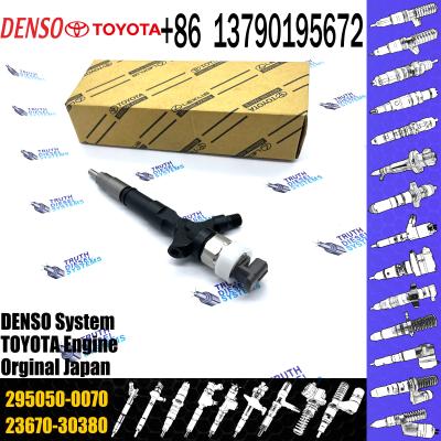 China Genuine Injector 2950500070 2367030380 For Common Rail 23670-30380 295050-0070 for sale