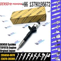 China Genuine Injector 2950500070 2367030380 For Common Rail 23670-30380 295050-0070 for sale