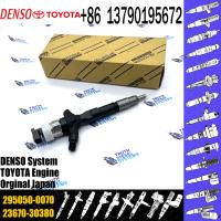 China Genuine Injector 2950500070 2367030380 For Common Rail 23670-30380 295050-0070 for sale
