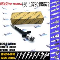 China Diesel Fuel Common Rail Injector 2367039395 2950500830 For TOYOTA Engine 23670-39395 295050-0830 for sale