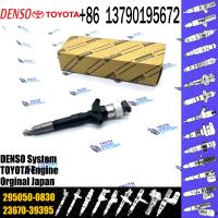 China Diesel Fuel Common Rail Injector 2367039395 2950500830 For TOYOTA Engine 23670-39395 295050-0830 for sale